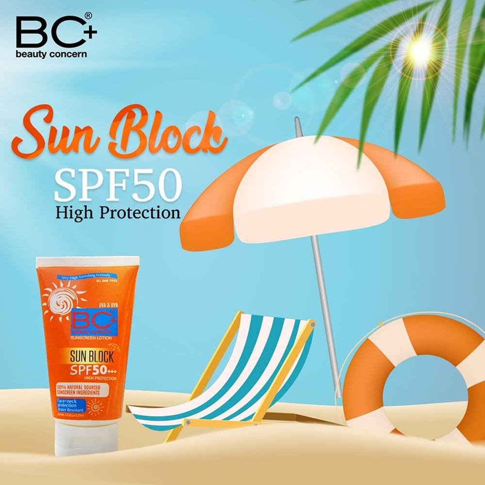 BC+ Beauty Concern Sunblock SPF50+++ (120ml) – BC+ Beauty Concern